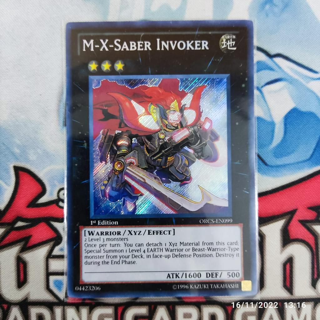 Jual yugioh m x saber invoker ORCS secret rare 1st original | Shopee ...