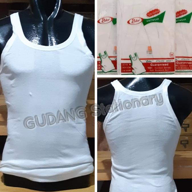 Jual Singlet Pria Rider Putih Art R 123 BS ( isi 12 pcs ) | Shopee ...