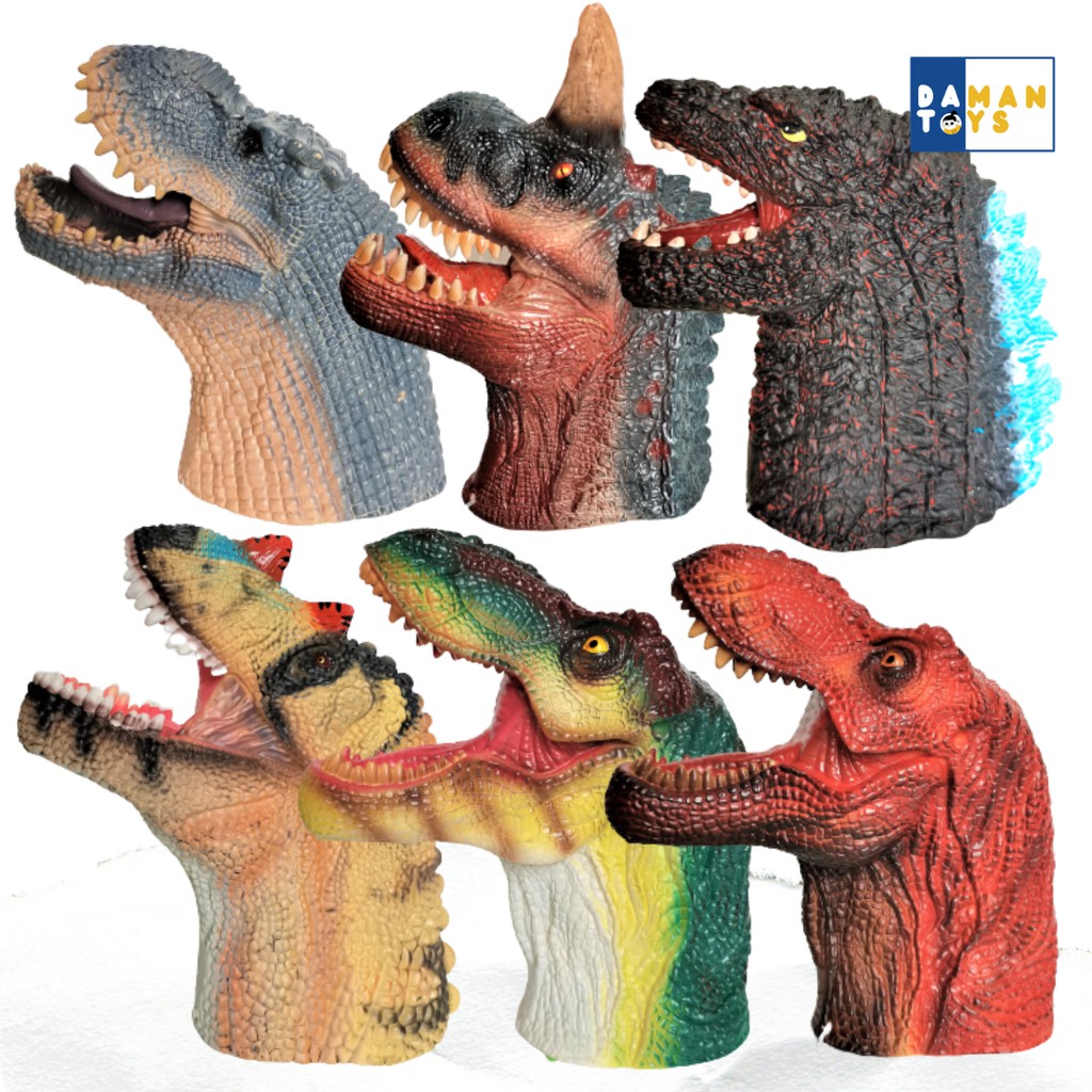 Jual Mainan Boneka Tangan, Hand Puppet Dinosaurus untuk Anak-Anak ...