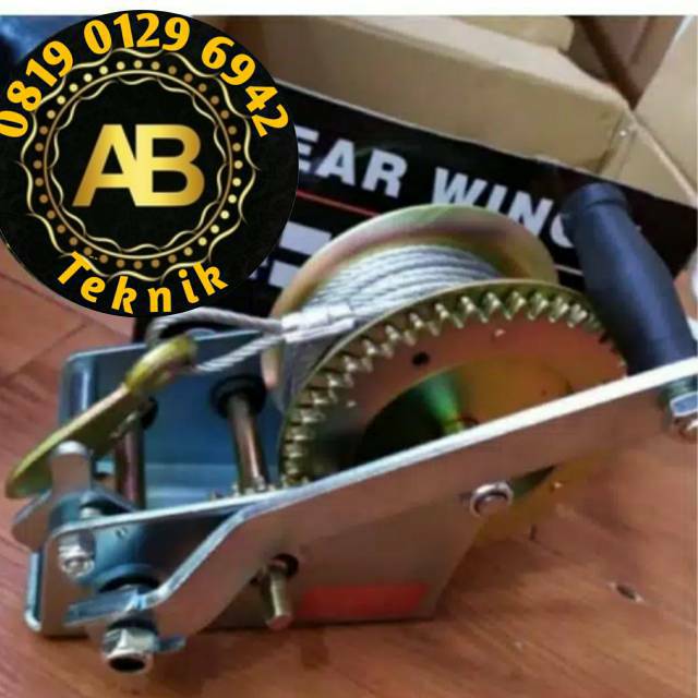 Jual Alat Derek Manual HAND WINCH 2000 LB Katrol Manual Alat Angkat ...