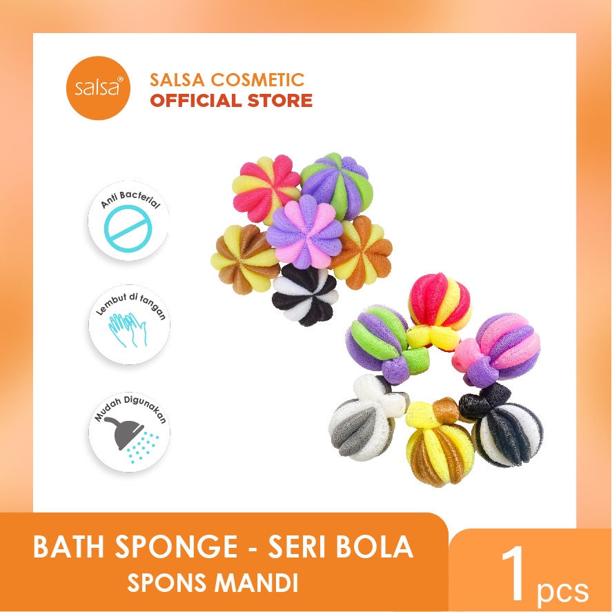 Jual SALSA Sponge Bola Series - Spons Mandi Bath Shower Sponge | Shopee ...