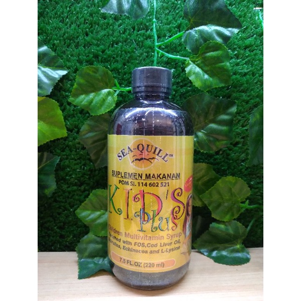 Jual SEA-QUILL KID'S PLUS MULTIVITAMIN UNTUK ANAK 220ml | Shopee Indonesia