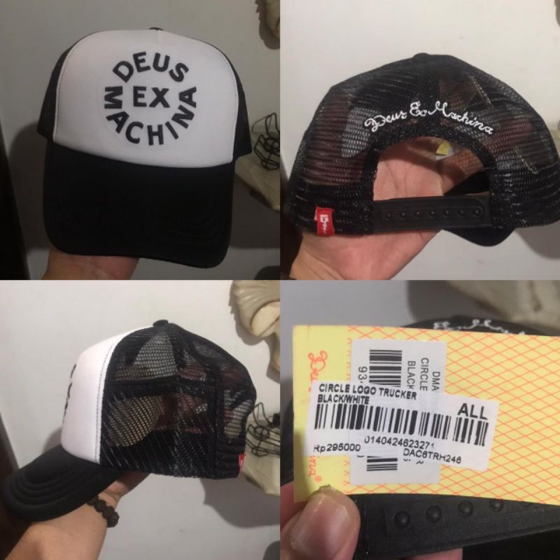 Jual Topi Deus Ex Machina Circle Logo White Black | Shopee Indonesia