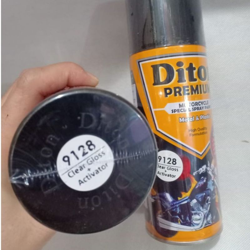 Jual DITON PREMIUM 9128 CLEAR GLOSS CAT SEMPROT SPRAY PAINT FINISHING ...