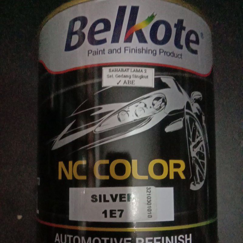 Jual Cat Duko Belkote Silver Metalik 1E7 1L | Shopee Indonesia