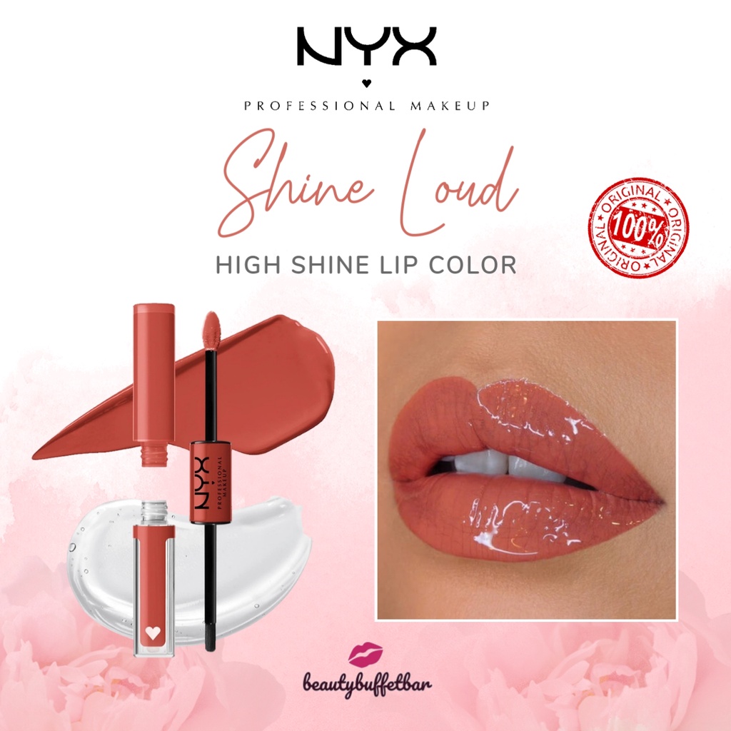 Jual NYX Shine Loud High Shine Lip Color | Shopee Indonesia