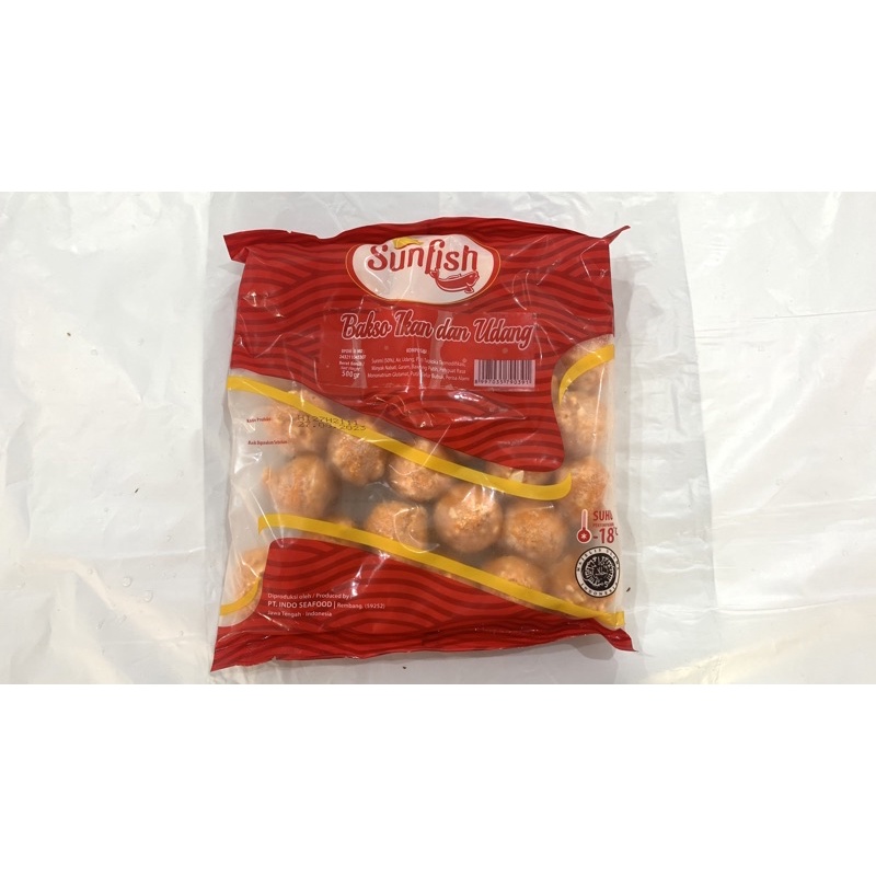 Jual Sunfish Baso Ikan dan Udang 500gr STS Frozen | Shopee Indonesia