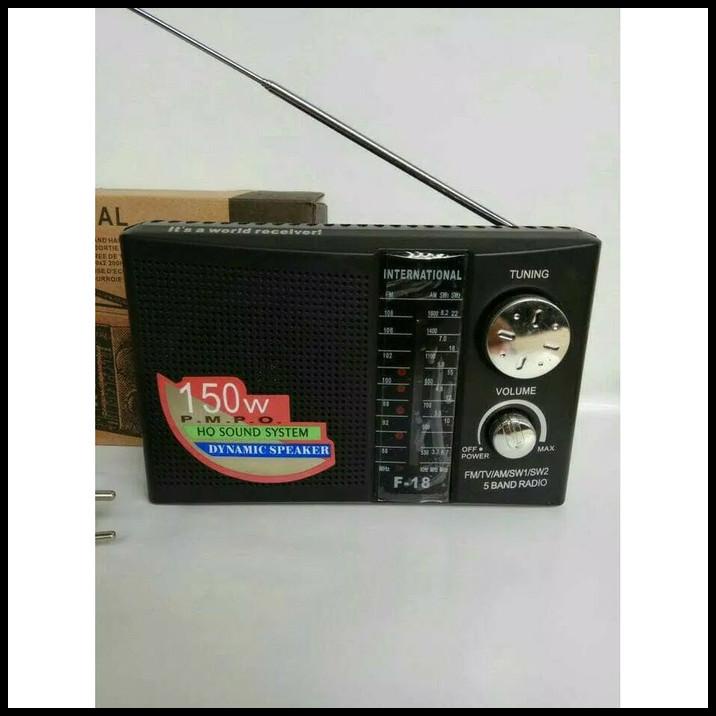 Jual Radio International F-18 Jadul Ac/Dc Fm/Am/Sw Antenna | Shopee Indonesia