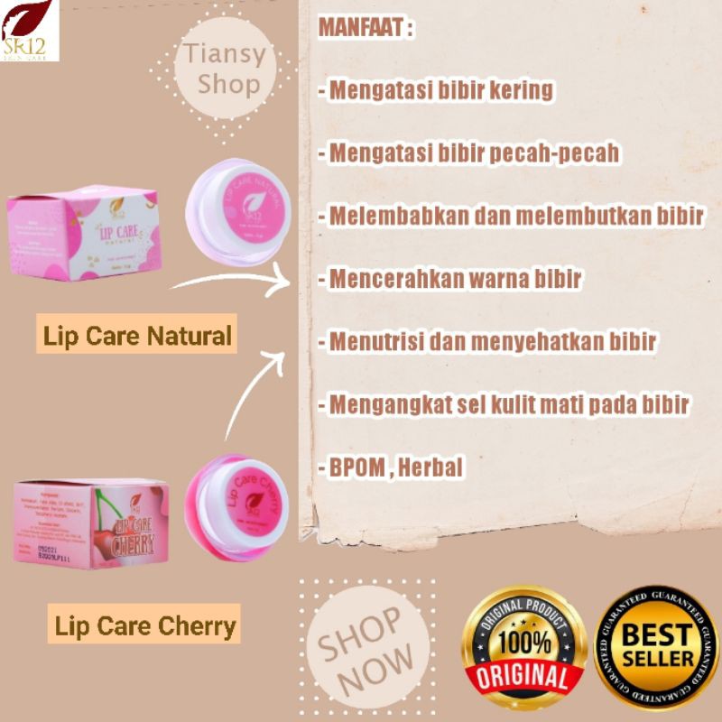 Jual SR12 - LIP CARE SR12 / LIP SLEEPING MASK / PELEMBAB BIBIR | Shopee Indonesia
