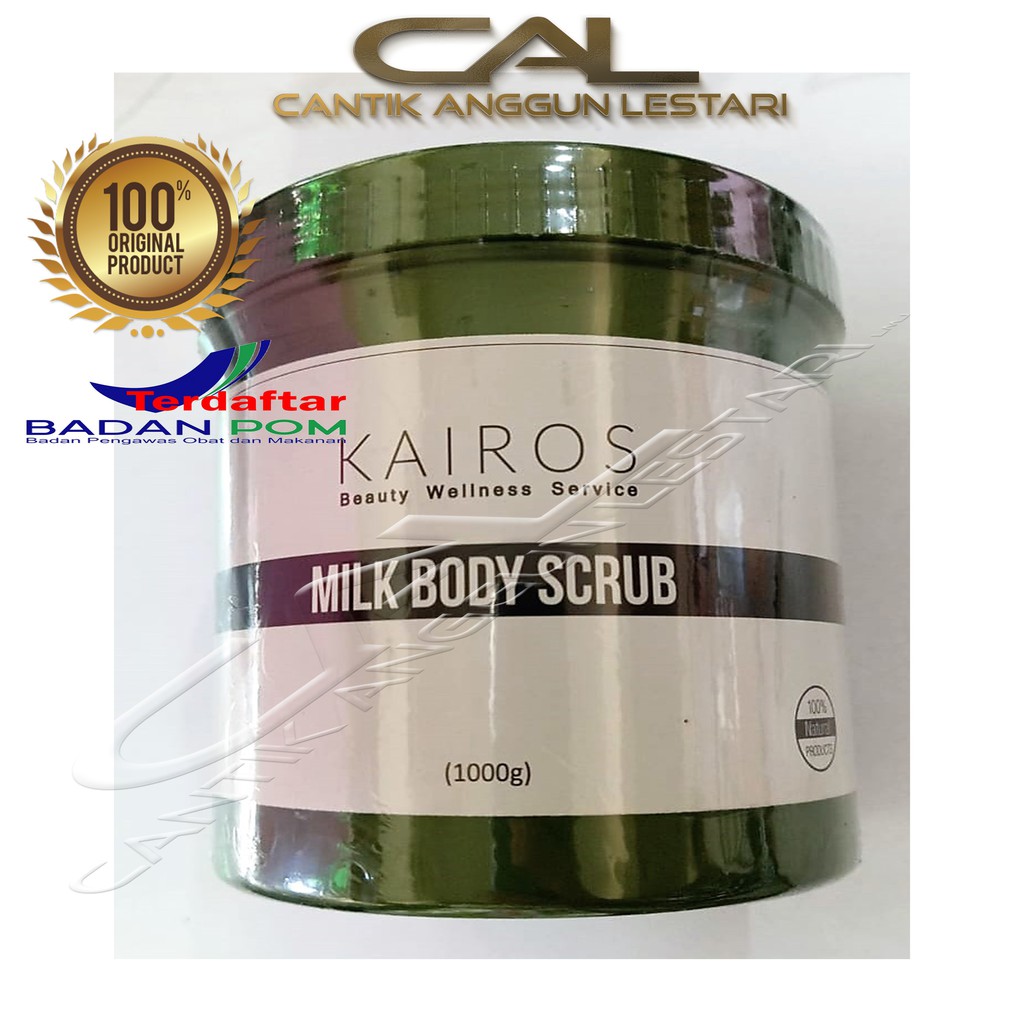 Jual KAIROS MILK BODY SCRUB 1000Gram | Shopee Indonesia