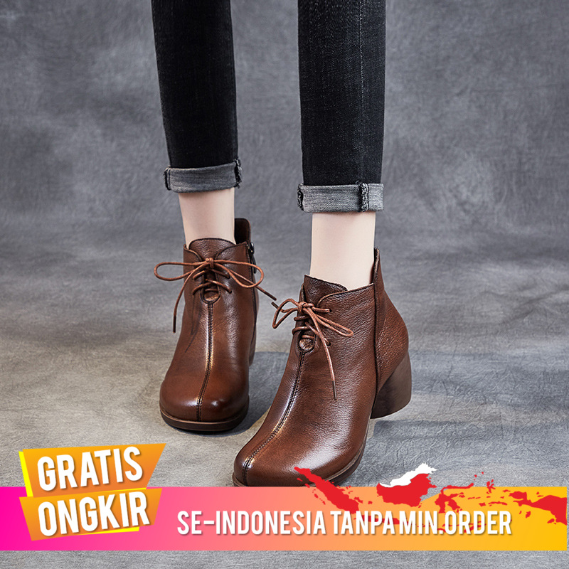 Jual Sepatu Boot Wanita Import Musim gugur dan musim dingin 2020 New ...