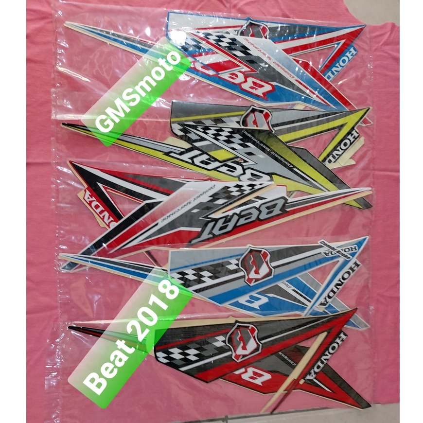 Jual Stiker striping motor Beat 2018 Honda | Shopee Indonesia