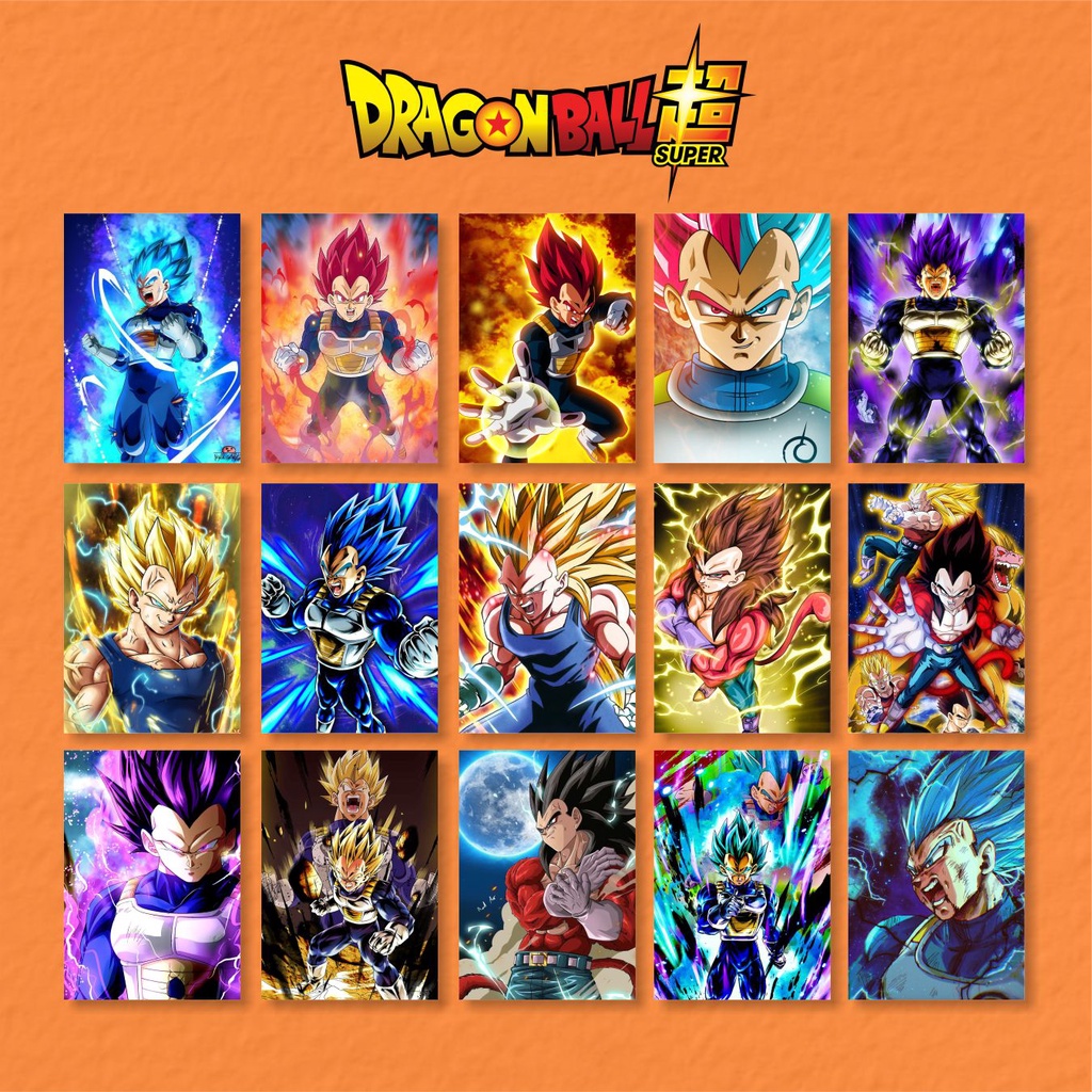 Jual Poster Vegeta Dragon Ball - GAMBAR HD - UKURAN A3+/A4 - BAHAN ...
