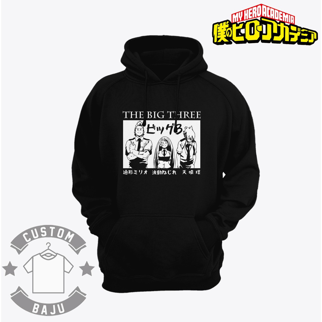 Jual Sweater Hoodie UA Big Three Anime Boku no Hero My Hero Academia ...