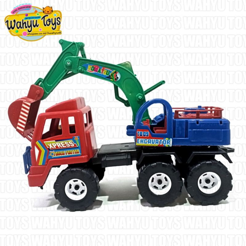 Jual MAINAN TRUCK EXCAVATOR GARUK MURAH UKURAN BESAR TB09 | Shopee ...