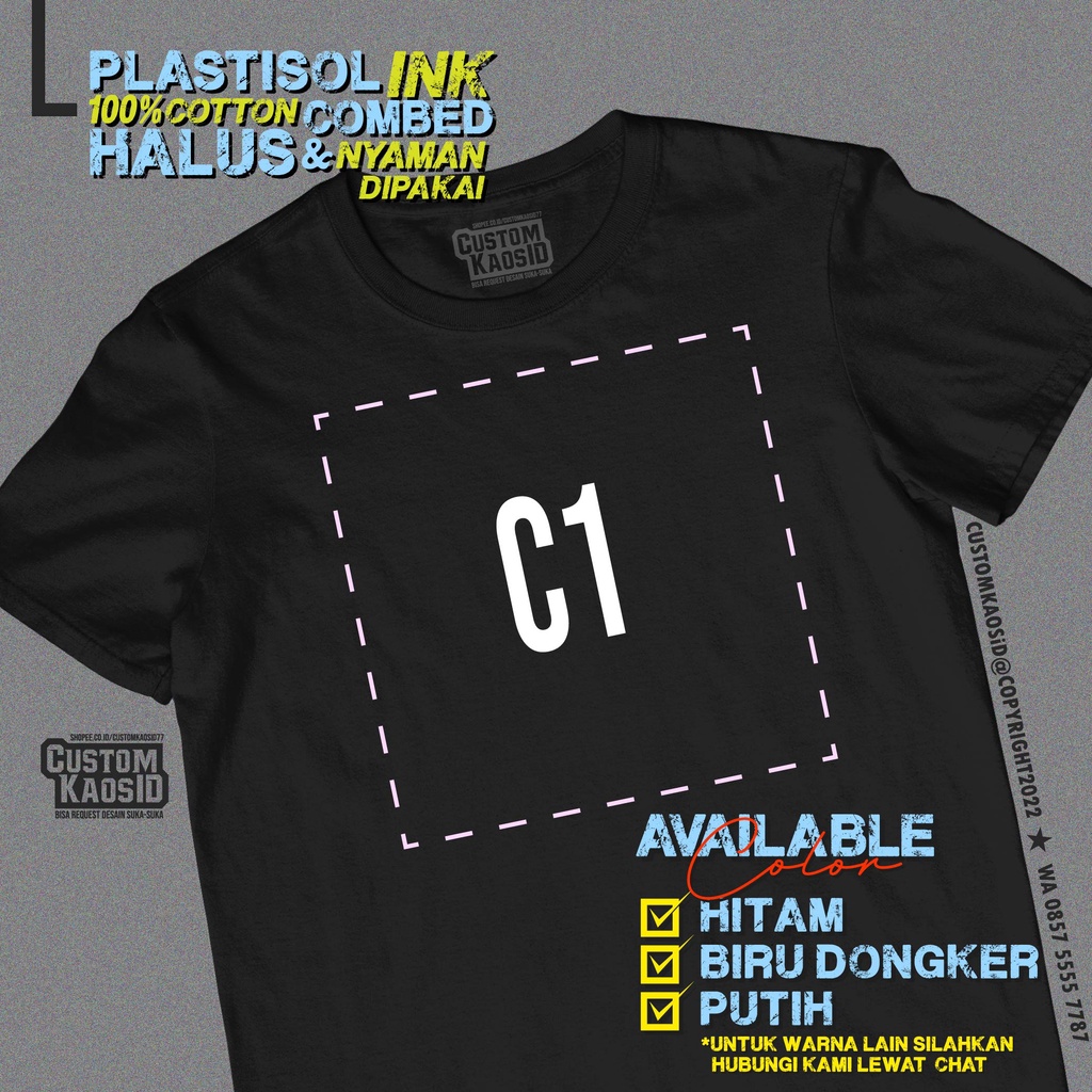 Jual Custom Kaos Satuan Desain Sendiri, Free Desain, Kaos Pria Custom ... Jual Custom Kaos Satuan Desain Sendiri, Free Desain, Kaos Pria Custom ...
