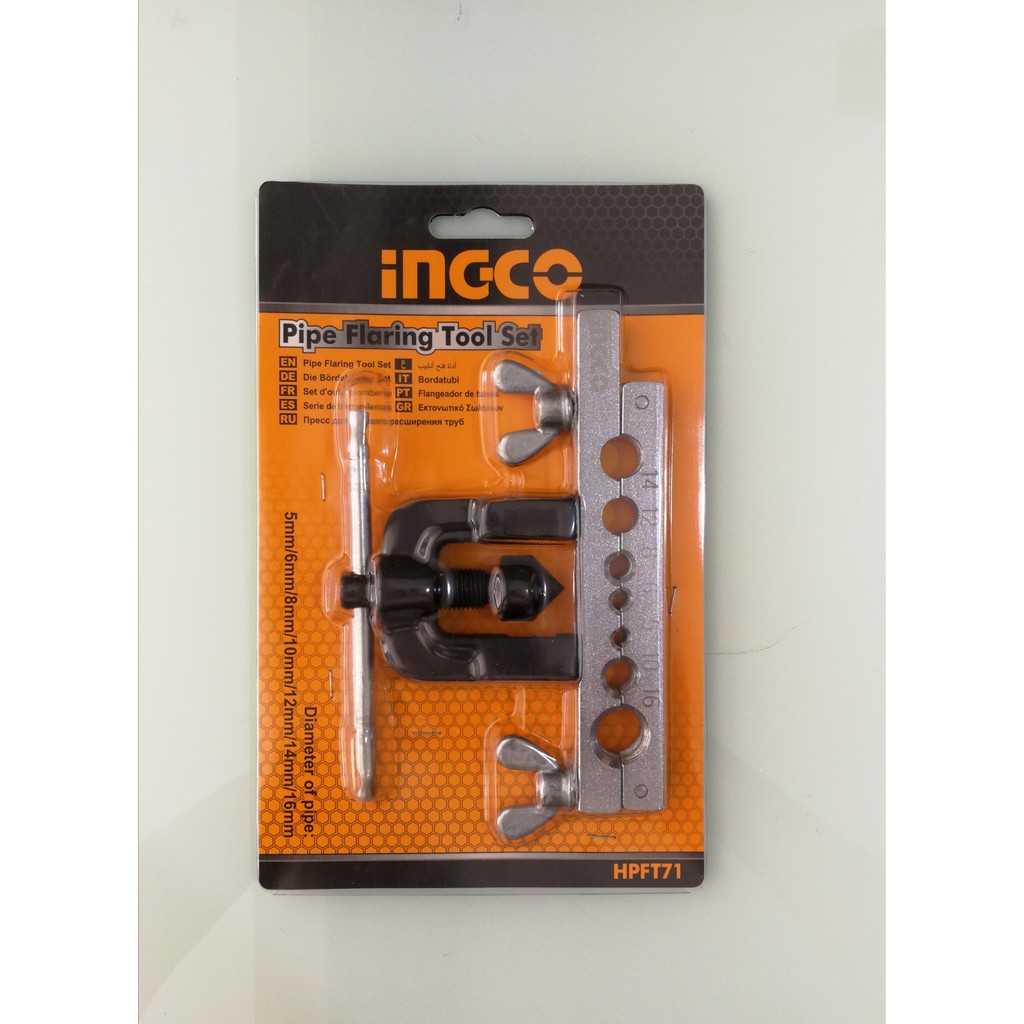 Jual INGCO FLARING TOOLSET HPFT71 FLARING PIPA PENGEMBANG PIPA AC ...