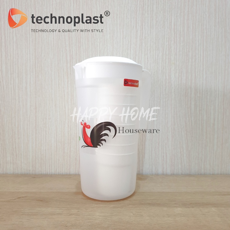 Jual TECHNOPLAST KUKURUYUK SET OF 8 GELAS ESKAN/TEKO/WADAH AIR MINUMAN | Shopee Indonesia