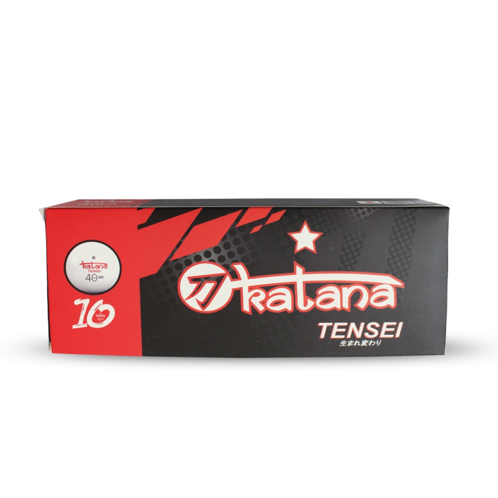 Jual Bola Pingpong Tenis Meja KATANA Bintang 1 Star 40plus ABS isi 10 | Shopee Indonesia