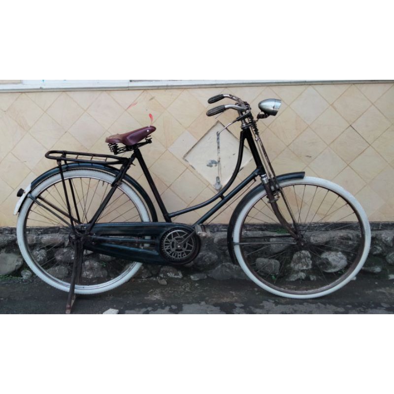 Jual Sepeda Onthel Phoenix Asli Fullset Inch Hitam | Shopee Indonesia