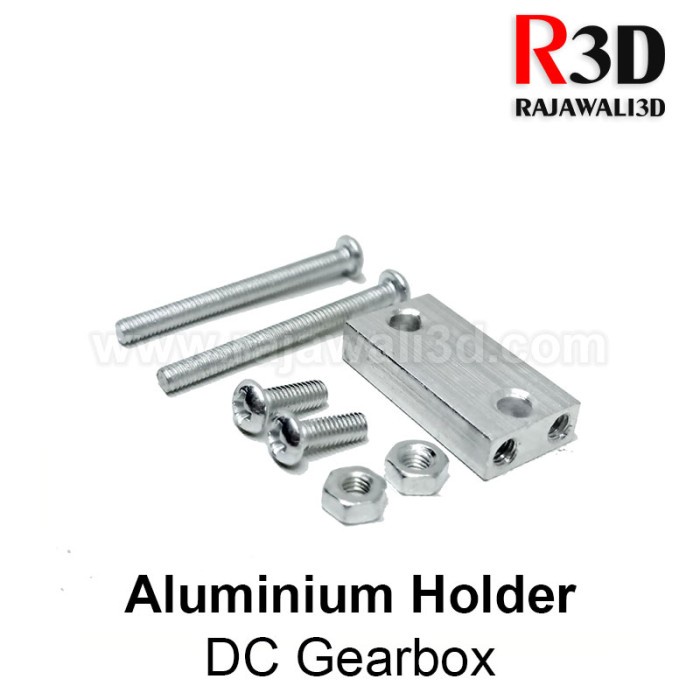 Jual Metal Bracket DC Motor Gearbox Holder Aluminium Plate | Shopee ...