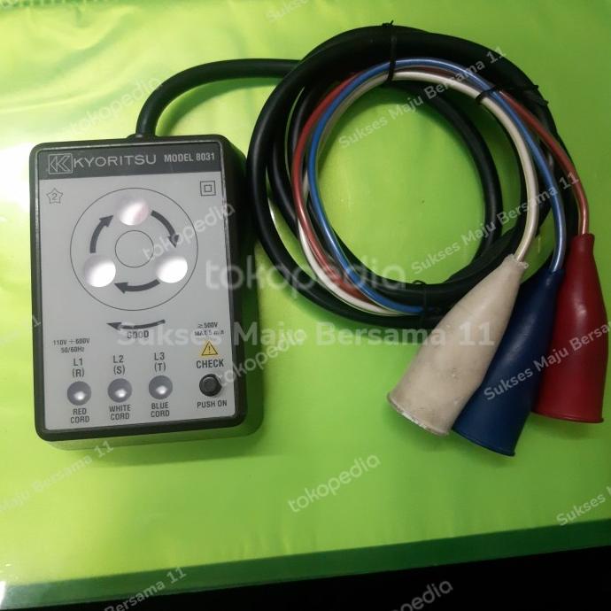 Jual Phase Indicator With Open Phase Checker Model 8031 KYORITSU --NEW ...