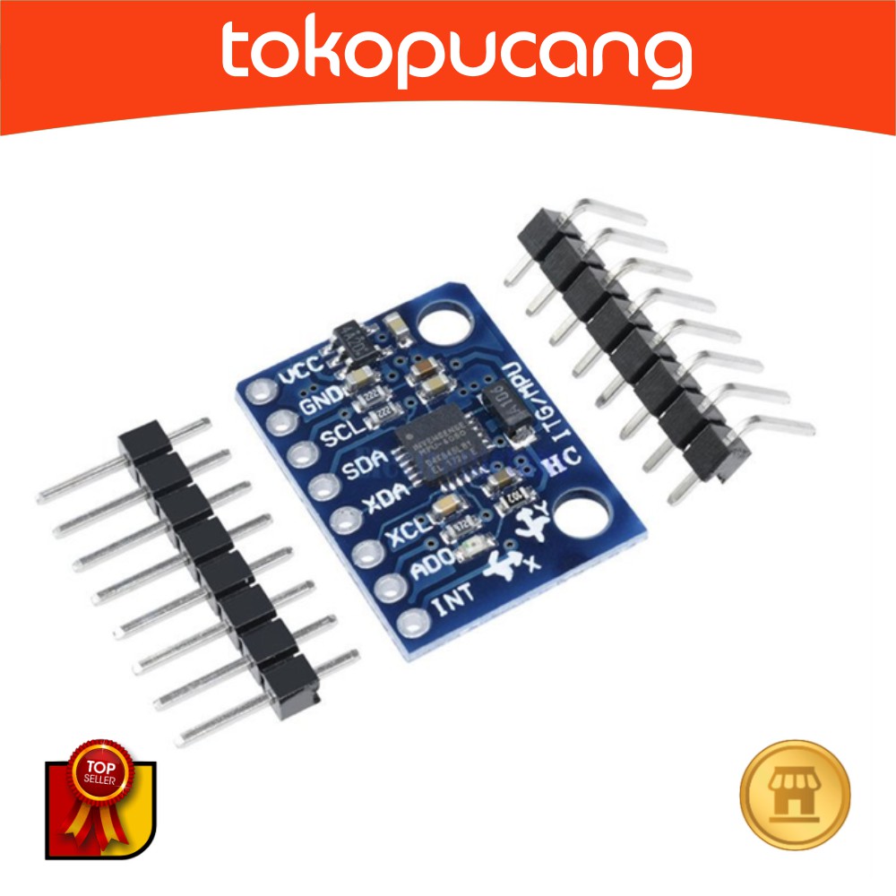 Jual GY-521 MPU6050 3 Axis Accelerometer Gyroscope Arduino Raspberry Pi ...
