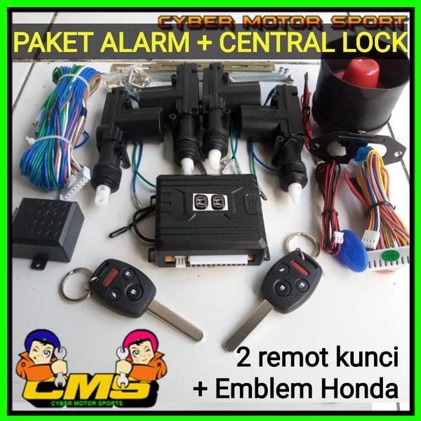 Jual Alarm mobil plus Central lock mobil universal fullset. Japan Tech ...