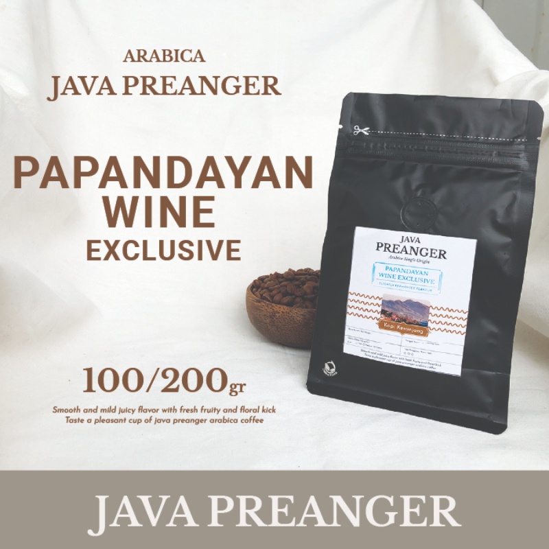 Jual Arabica Java Preanger Papandayan Wine Exclusive Kopi Bean, Bubuk ...