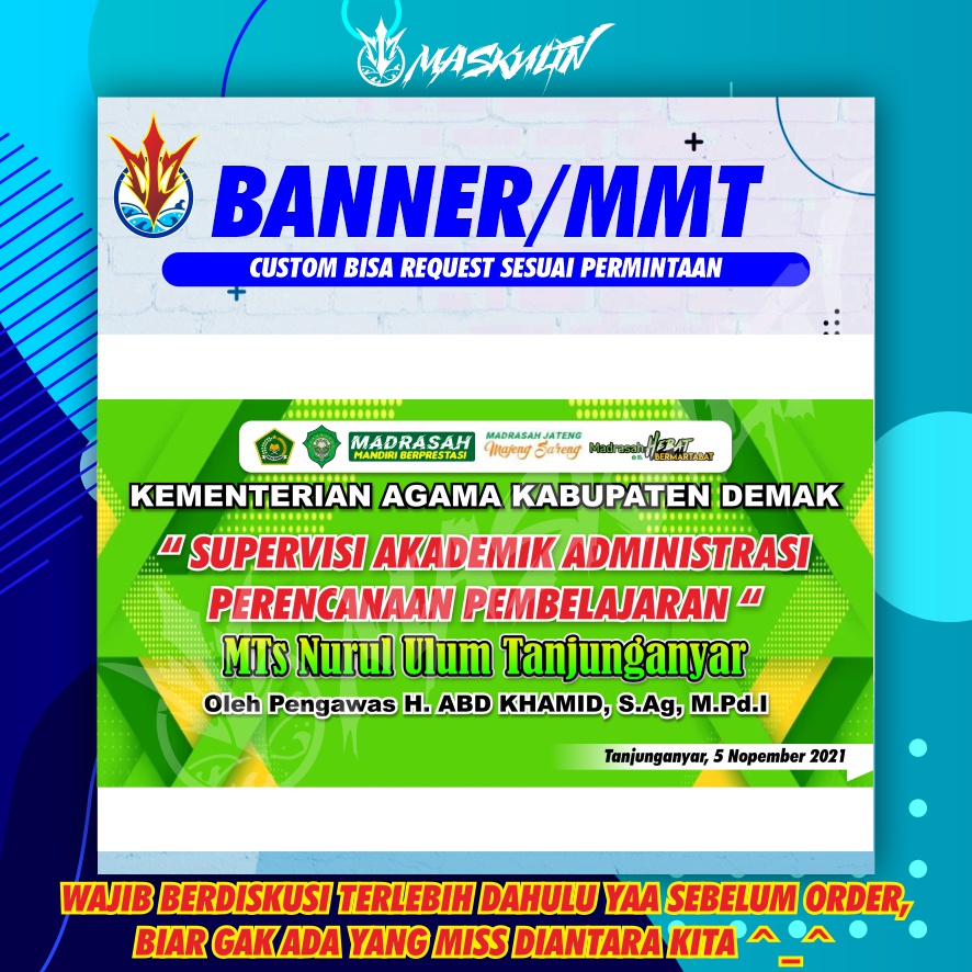 Jual Banner MMT Spanduk Sekolah SMP SMA Madrasah MTs MA | Shopee Indonesia