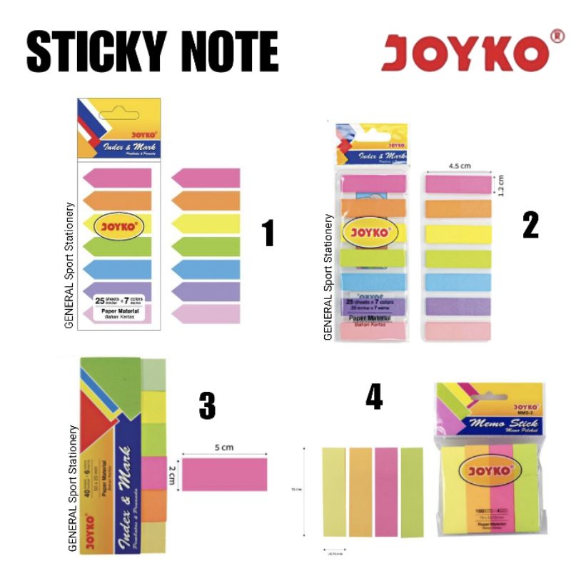 Jual Sticky Notes JOYKO | Shopee Indonesia