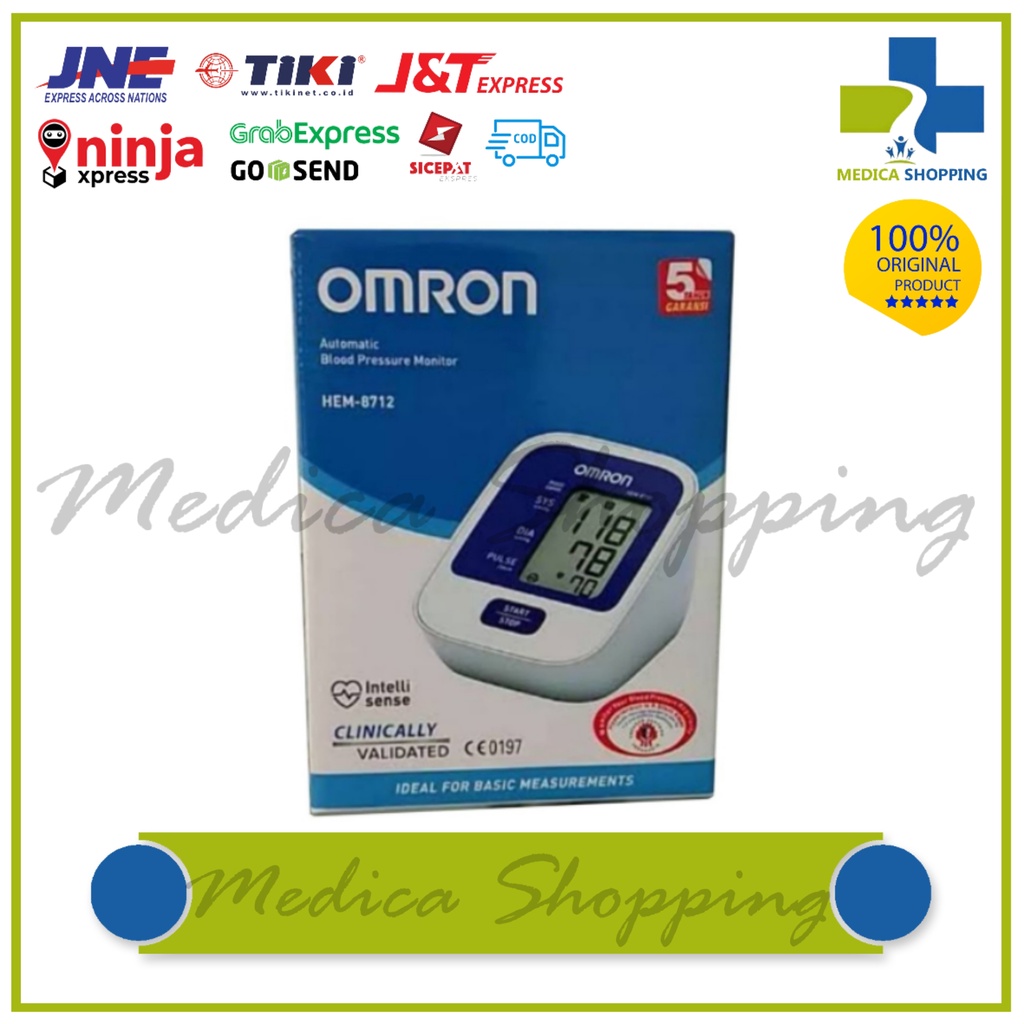 Jual OMRON Tensimeter Digital HEM 8712 Original/ Omron 8712 digital ...