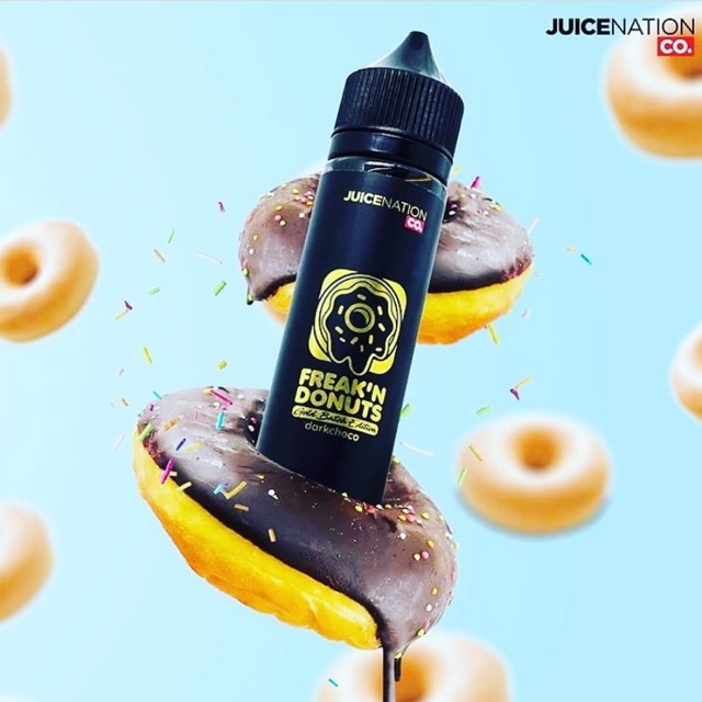 Jual FREAKIN DONUTS LIQUID DARK CHOCO FREEBASE 3mg | Shopee Indonesia