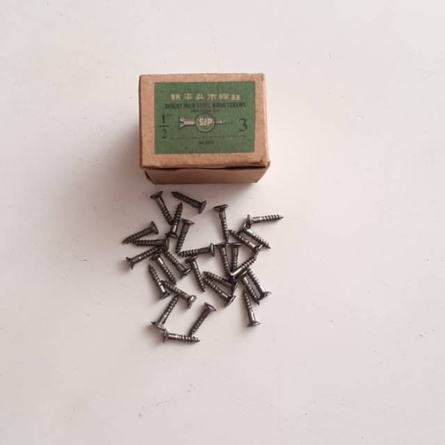 Jual Sekrup / Skrup SIP kayu minus 1/2 x 3 | Shopee Indonesia