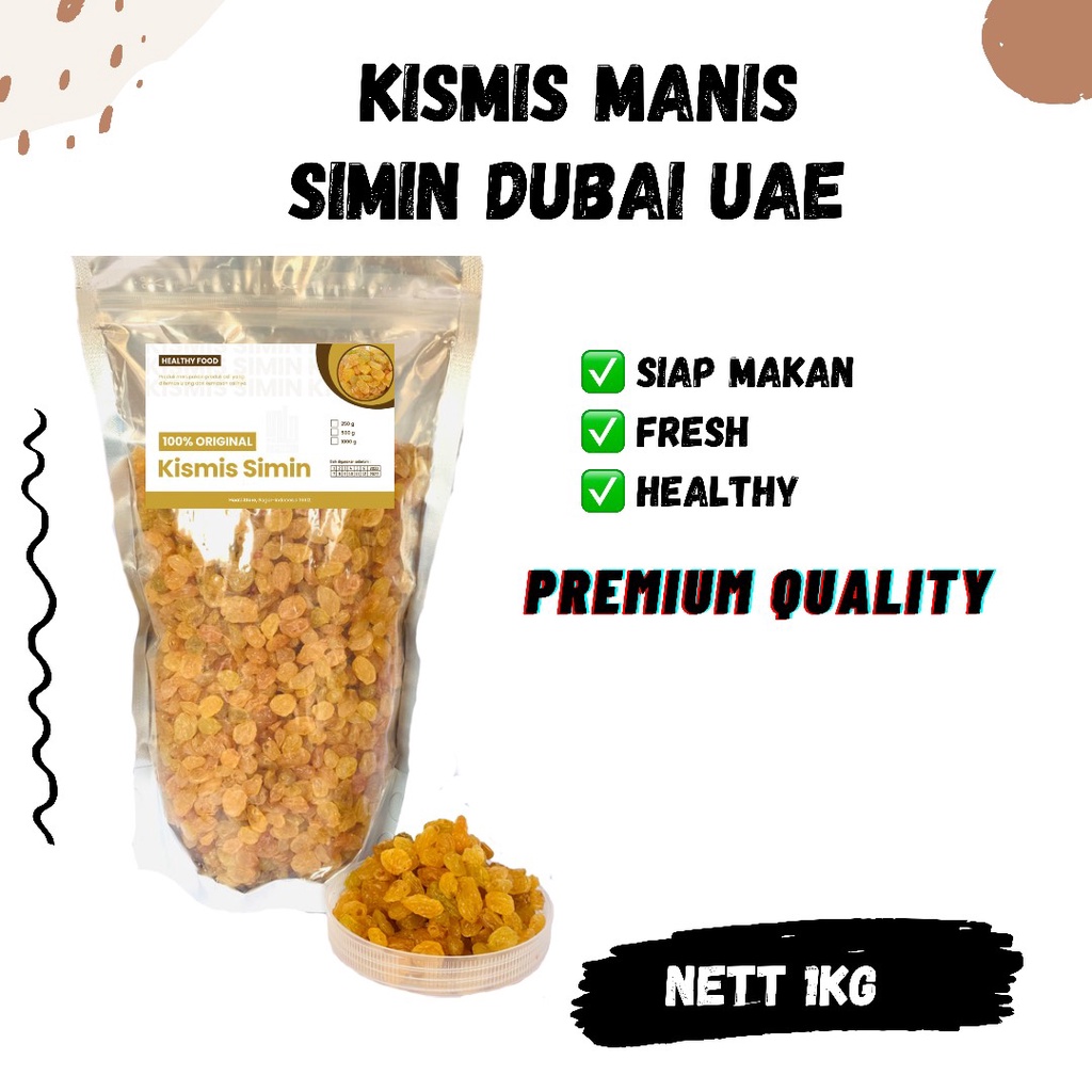 Jual KISMIS ASAM MANIS 1KG | KISMIS MANIS 1KG Mutiara Zabib 1 kg asem ...