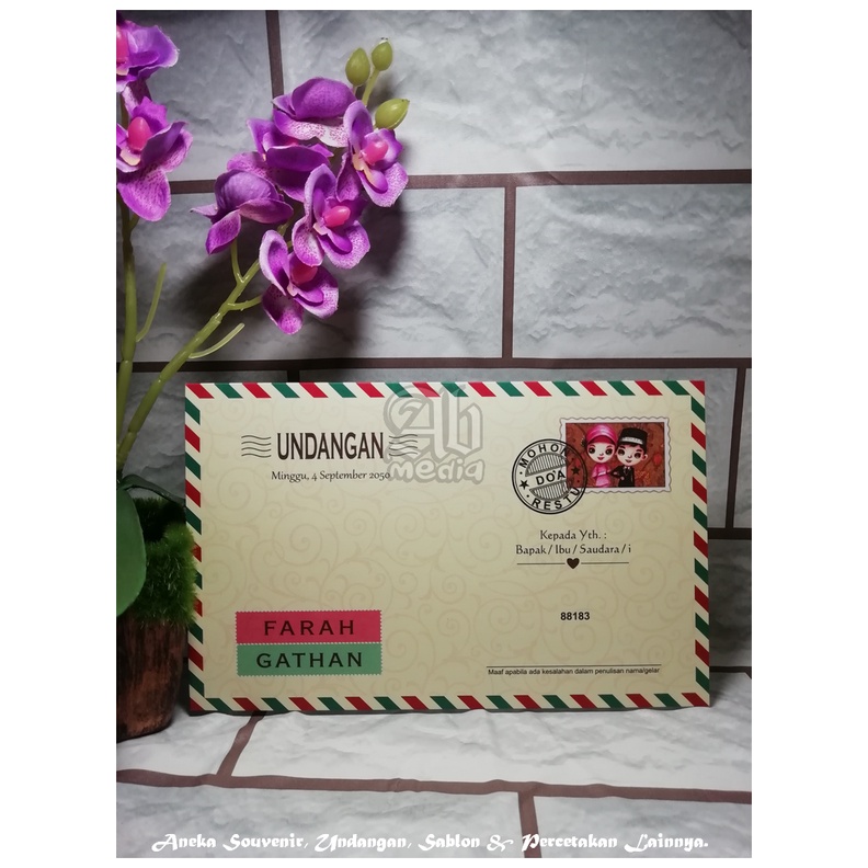 Jual Blangko Undangan Erba / Era Baru 88183 Bonus Plastik dan Label ...
