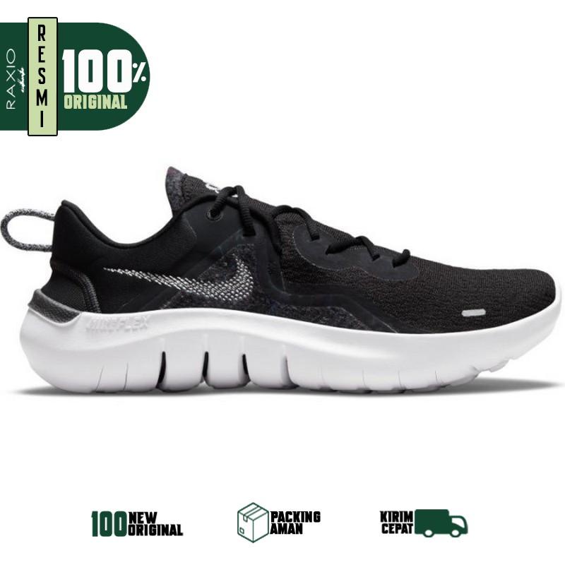 Jual Sepatu Lari Nike Flex 2021 RN Black White Original Ori Asli BNIB ...