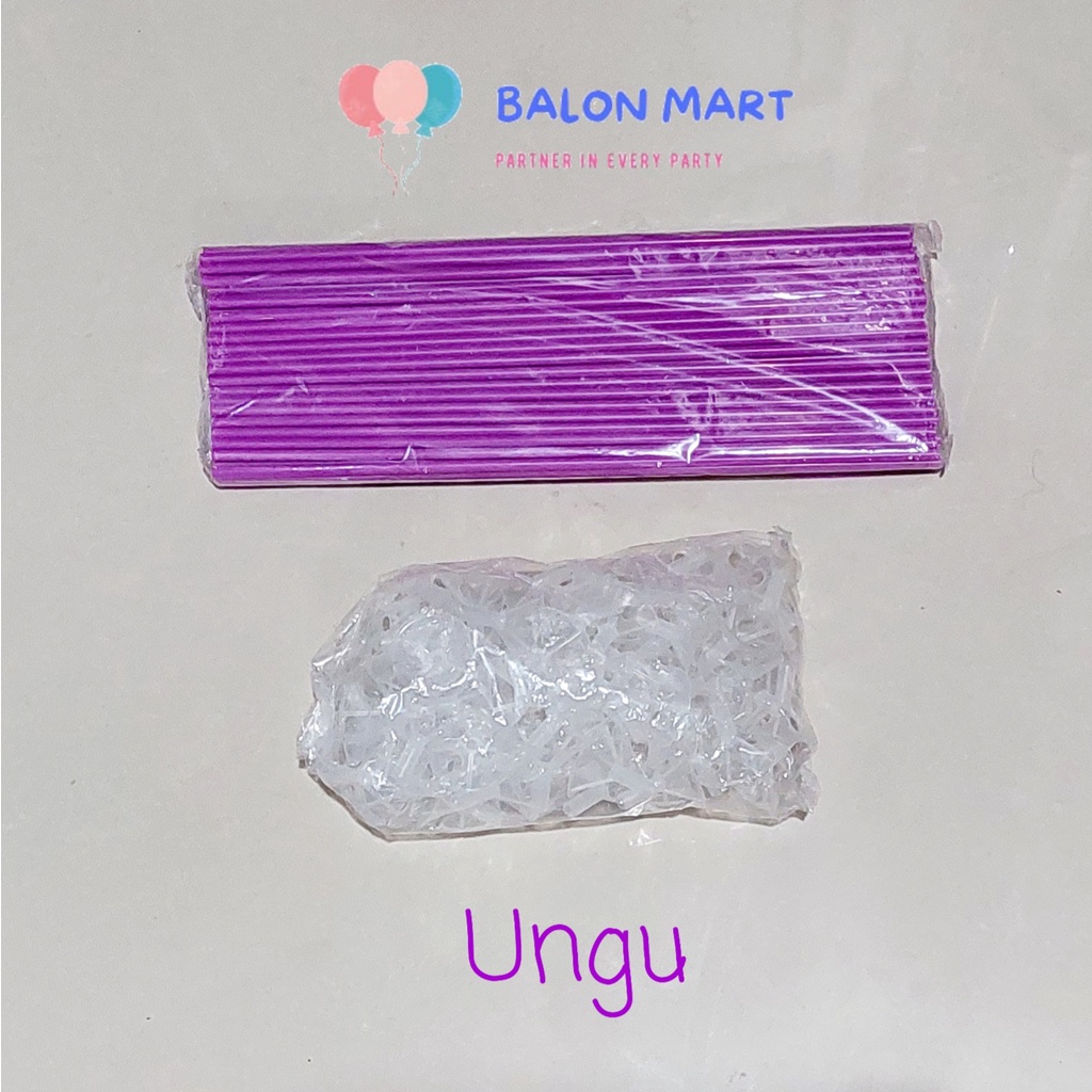 Jual Stik Balon / Stick Balon/ Pegangan Balon / Gagang Balon (satuan ...
