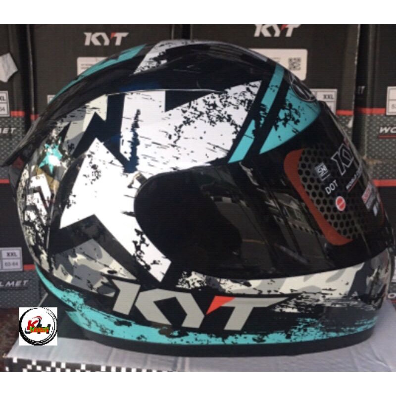 Jual KYT R10 MOTIF SERI3 COUPLE/GALAKY MOTIF COUPLE//HELM COUPLE ...