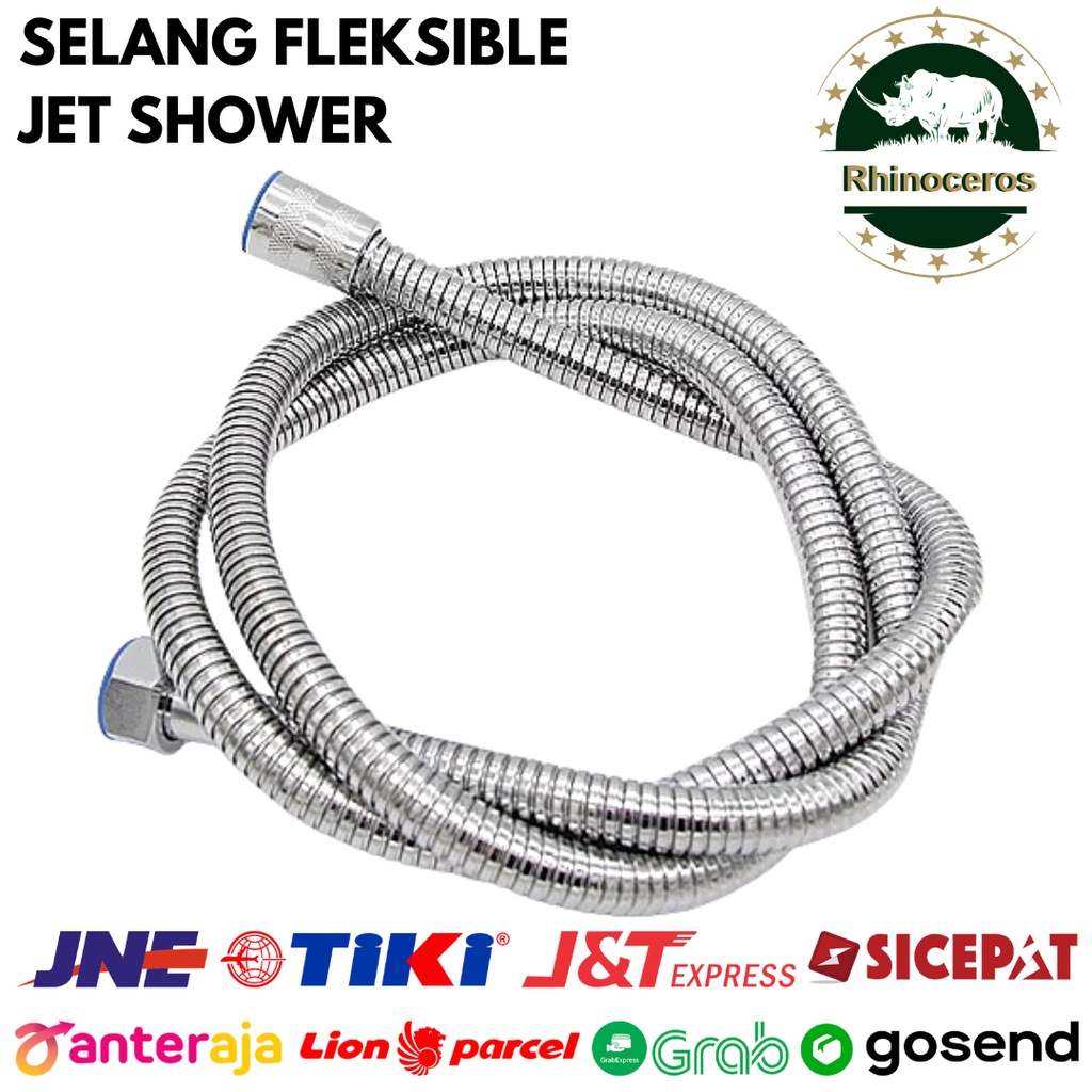 Jual Selang Shower Fleksible 150cm Selang Hose Fleksibel Selang Jet ...
