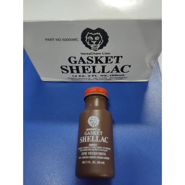 Jual LEM GASKET SHELLAC LION ASLI 50 ML | Shopee Indonesia