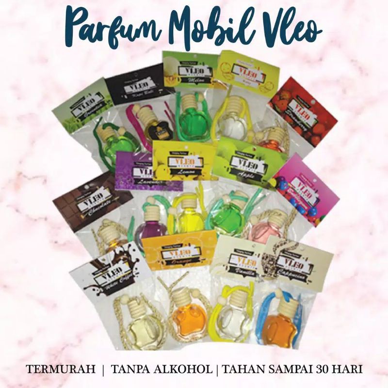 Jual Parfum Mobil Gantung Hanging Parfum VLEO Scents | Shopee Indonesia