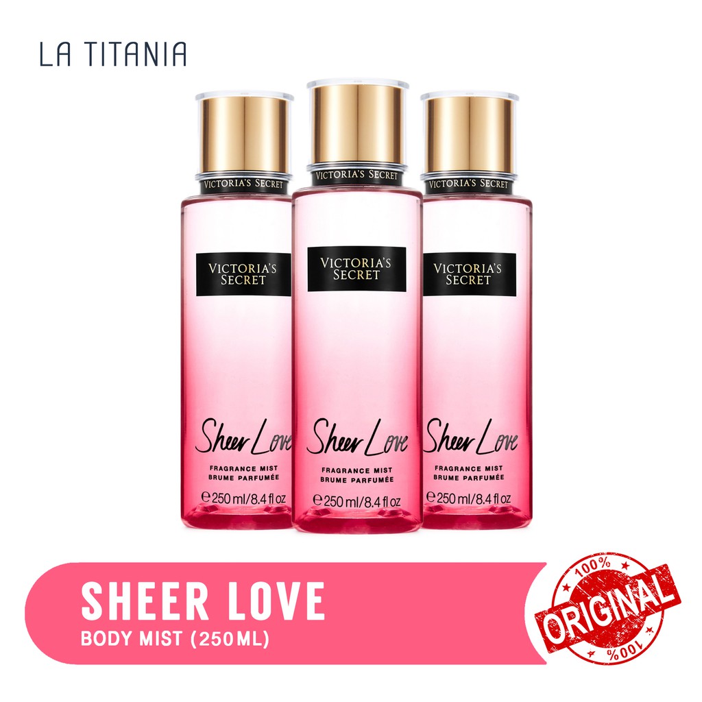 Jual Sheer Love Victoria Secret Body Mist - Parfum Victoria Secret ...
