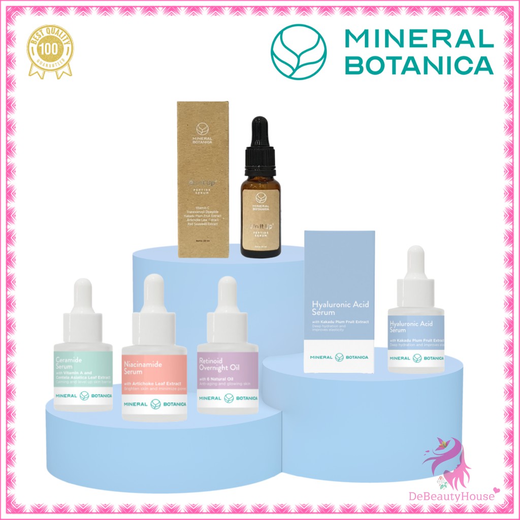 Jual MINERAL BOTANICA Face Serum Series | 20ml | Shopee Indonesia