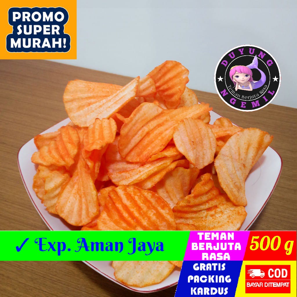 Jual [500g] Keripik Singkong Balado / Chuba Keripik Singkong | Duyung ...