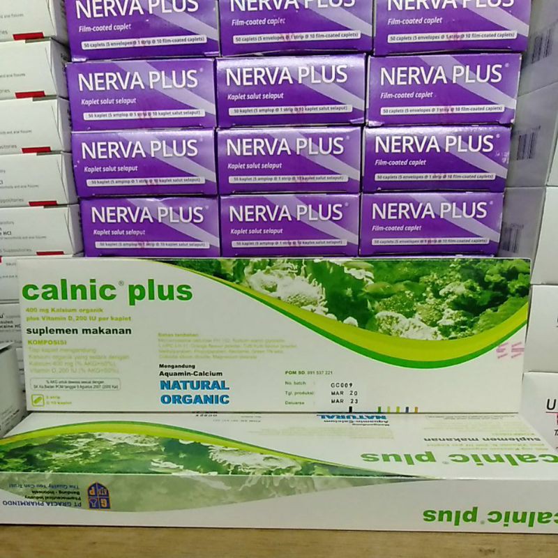 Jual Calnic plus tablet per box isi 3 strip | Shopee Indonesia