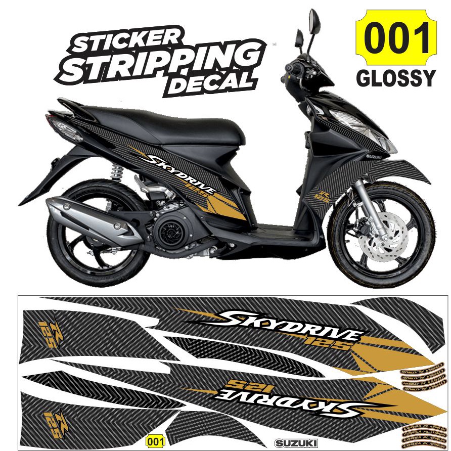 Jual Stiker Striping Decal Suzuki Skydrive 125 Variasi DN12 | Shopee ...
