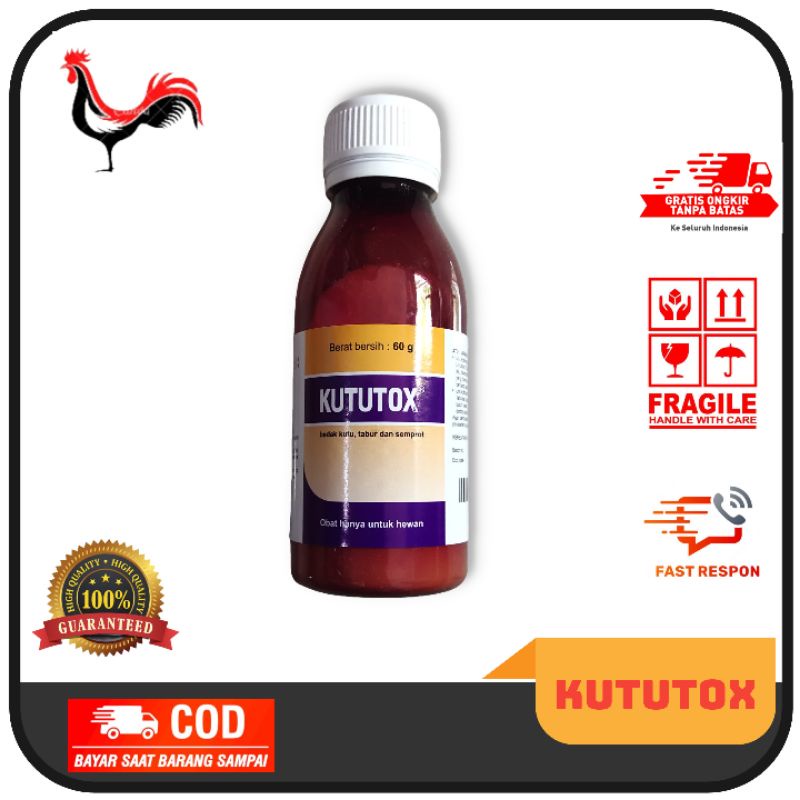 Jual KUTUTOX S Obat Bedak Larutan Semprot Tabur Anti Kutu Parasit ...