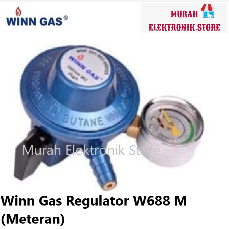 Jual Regulator WINN GAS W-688 M (Dengan Meter) | Shopee Indonesia