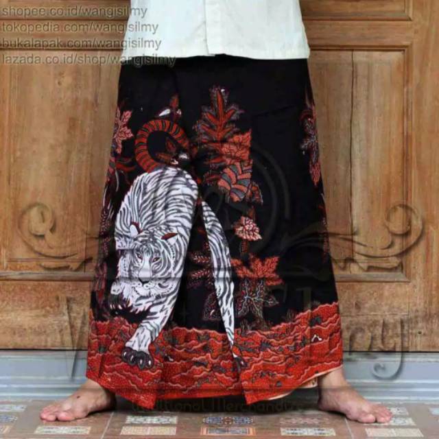 Jual SARUNG BATIK MOTIF MACAN/SARUNG KANG SANTRI | SARUNG BATIK MOTIF ...
